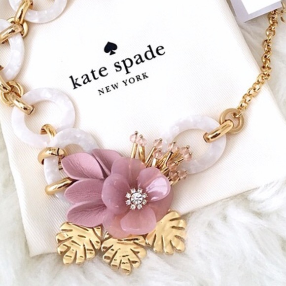 kate spade | Jewelry | Kate Spade Slice Of Stone Statement Necklace ...